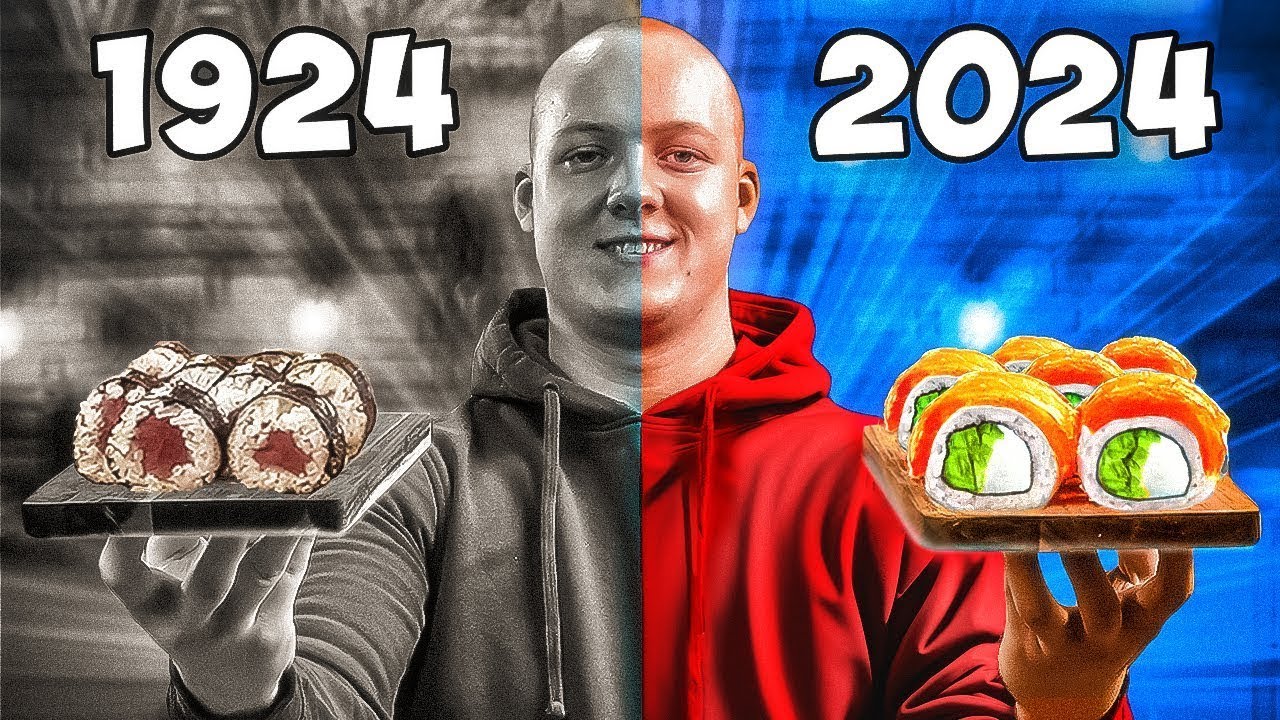 Ich habe 100 Jahre Sushi Rolle gekocht von VANZAI - YouTube