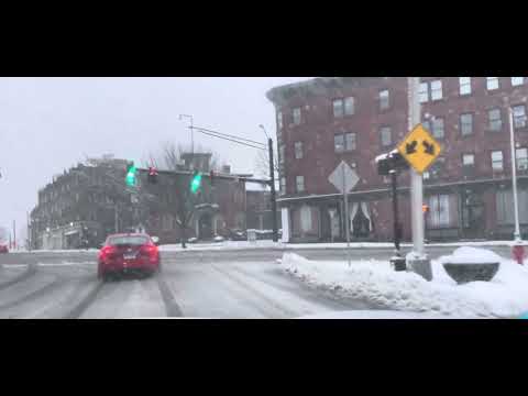 Snow in Hartford CT January 2024 - YouTube