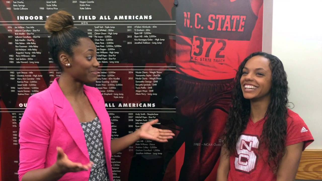 NC State TF: Erika Kemp NCAAs Preview - YouTube