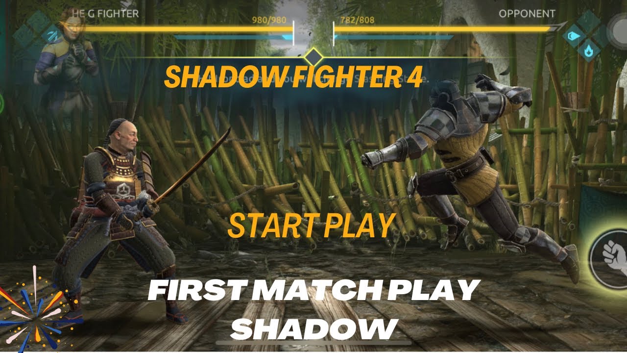 Shadow fighter 4 arena first Match - YouTube