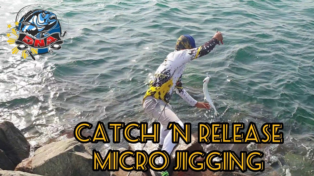 SHORE MICRO JIGGING (CATCH & RELEASE) - YouTube