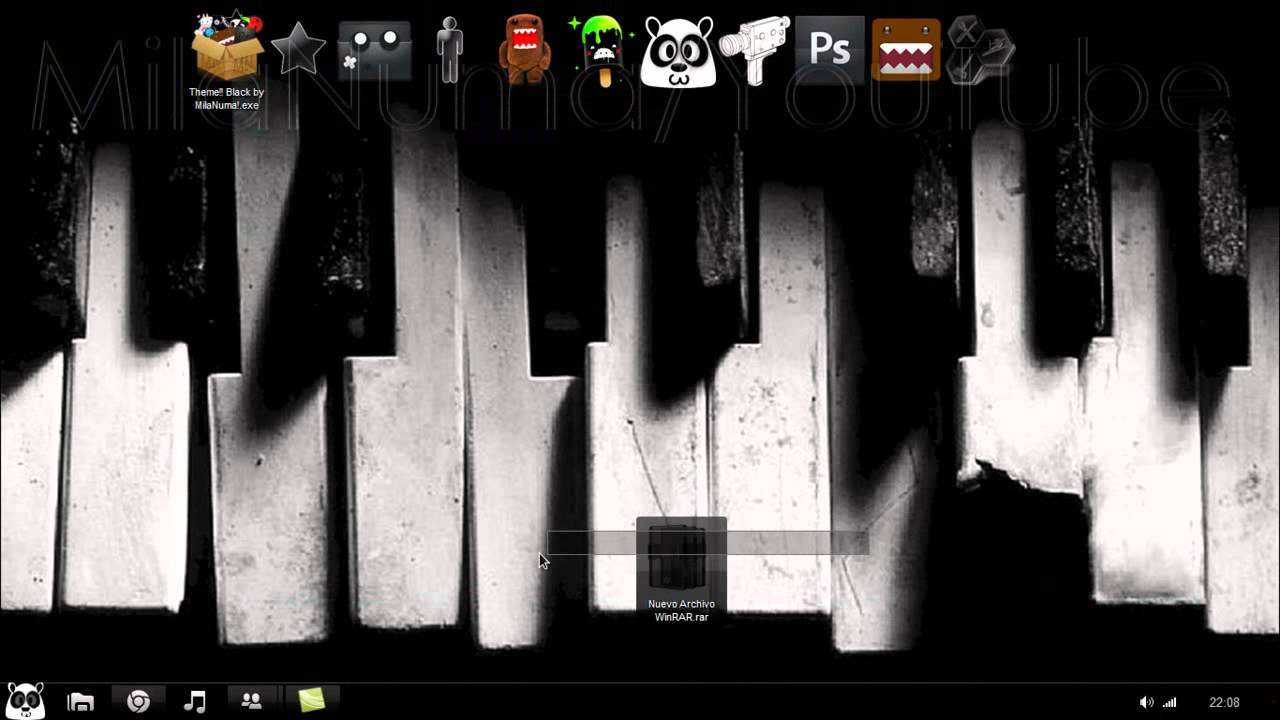 Tema Para Winrar black 100% original by milanuma! - YouTube