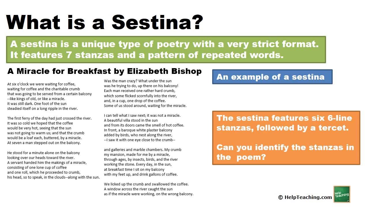 Sestina - YouTube
