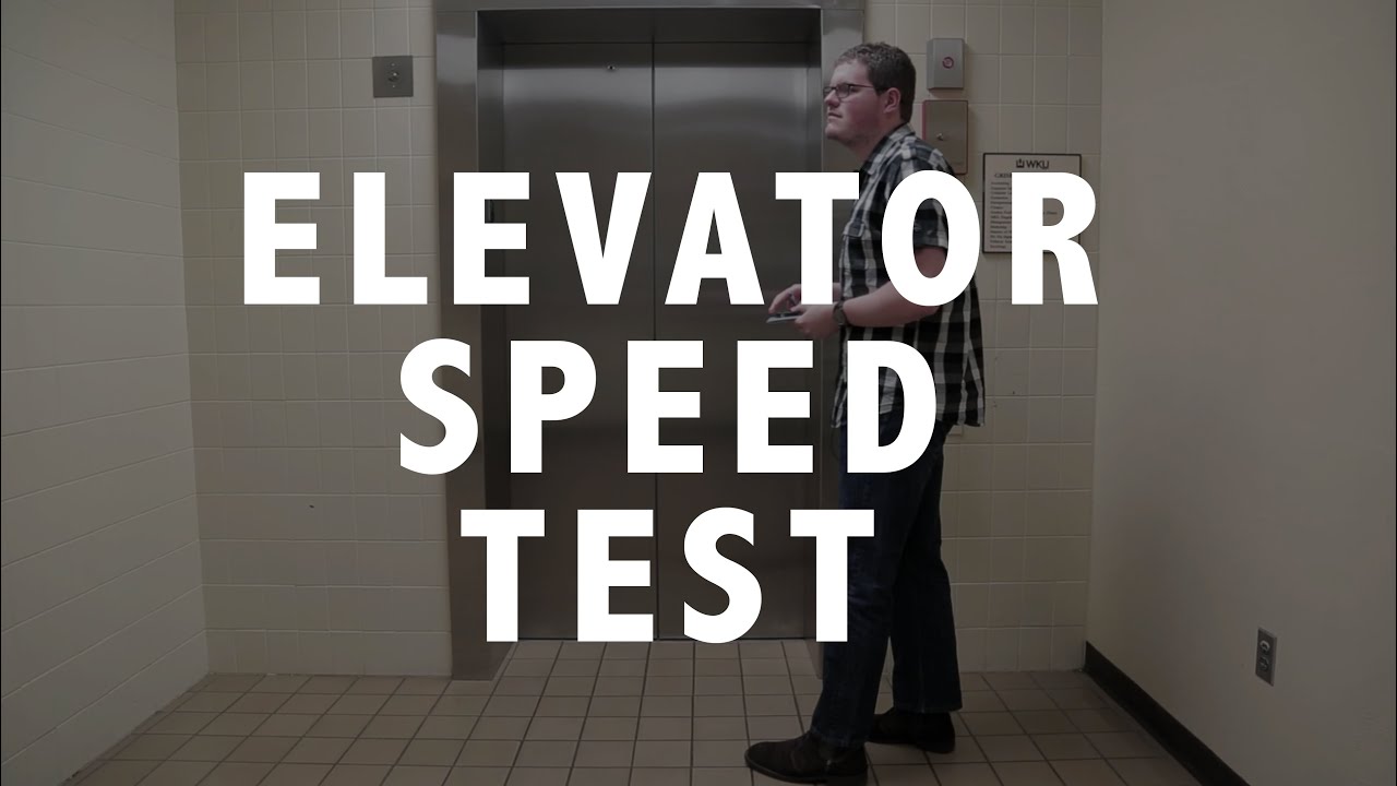 Elevator Speed Test - YouTube