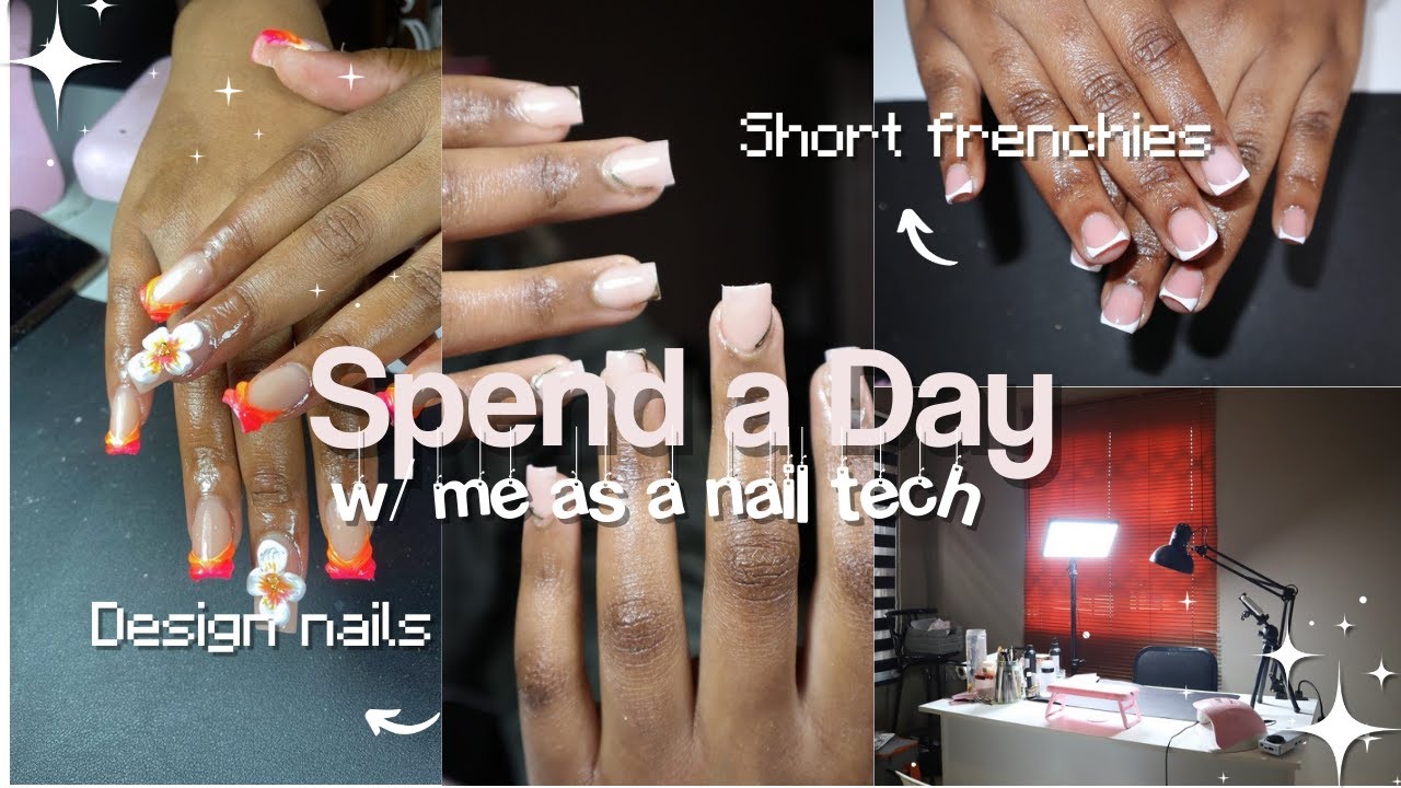 What a Typical Day is Like for a Nail Tech? - YouTube