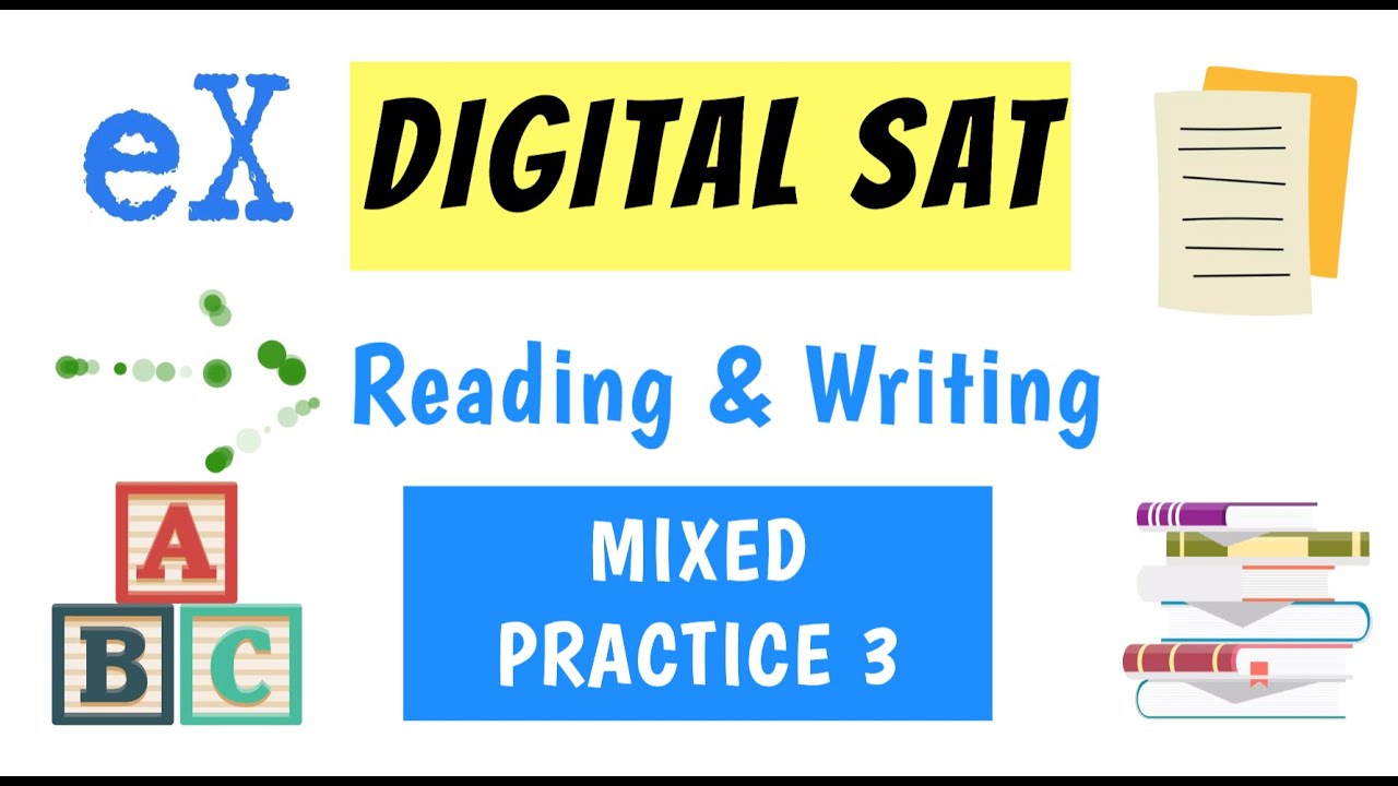 Digital SAT Reading and Writing Mixed Practice 3 | Must try Qs - YouTube