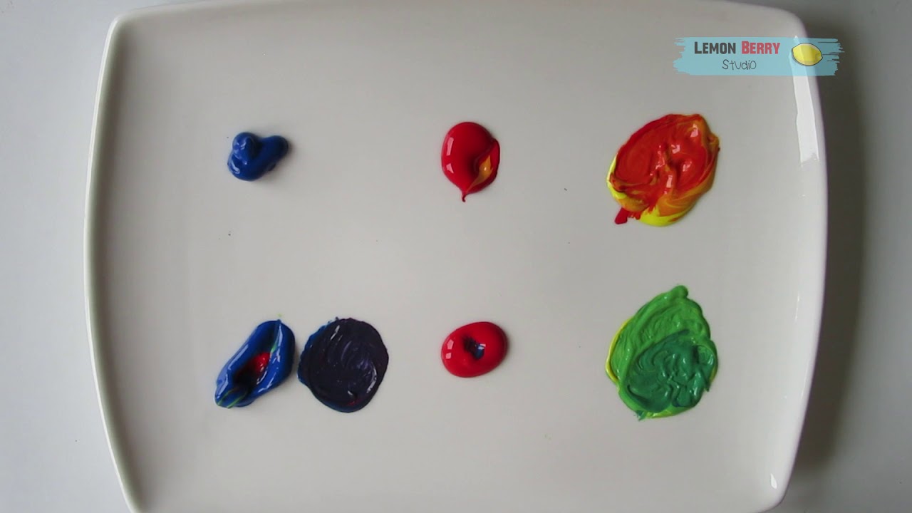 Tutorijal Kako mešati boje? - YouTube