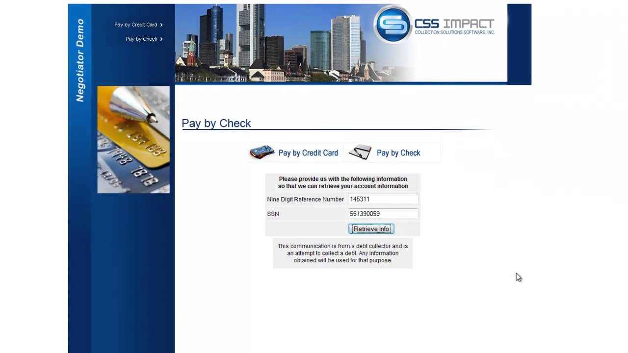 CSS IMPACT HD Consumer Portal & Online Negotiator - YouTube