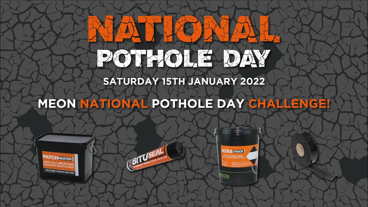 National Pothole Day Challenge | 15th January 2022 | MEON - YouTube