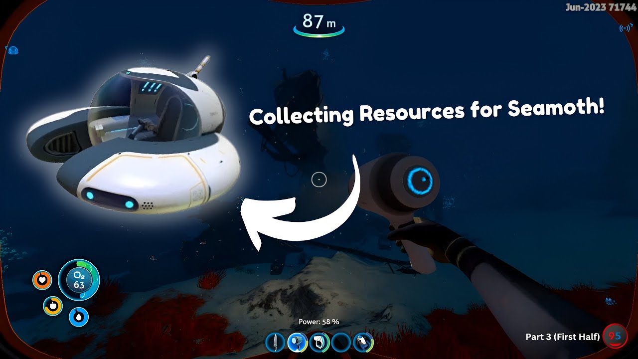 Subnautica - Exploring & Crafting for the Seamoth 🚤🌊 | Part 3 (First ...