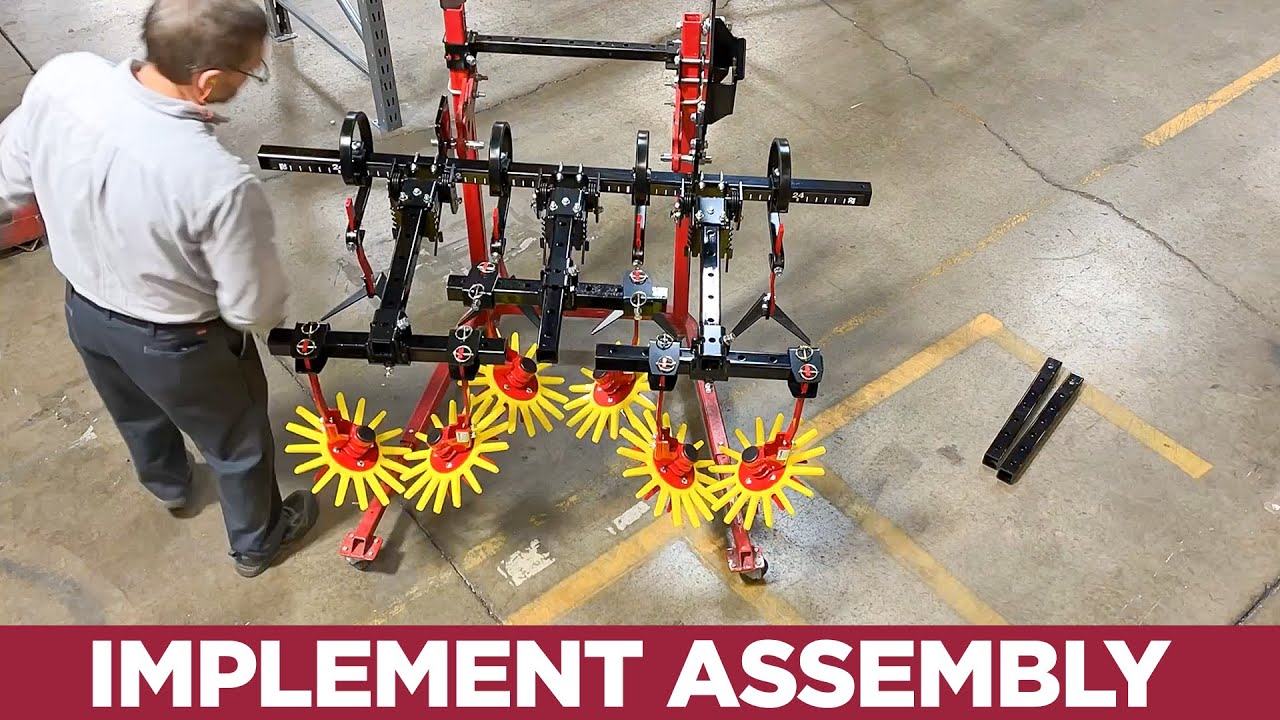 Custom Implement Assembly - Finger Weeders & A-Blades - YouTube