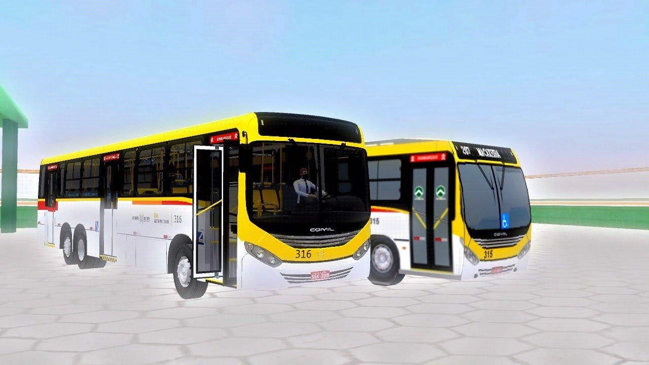 🔵 proton bus simulador🔵 Comil svelto MB BlueTec5 Padrão CAX EME ...