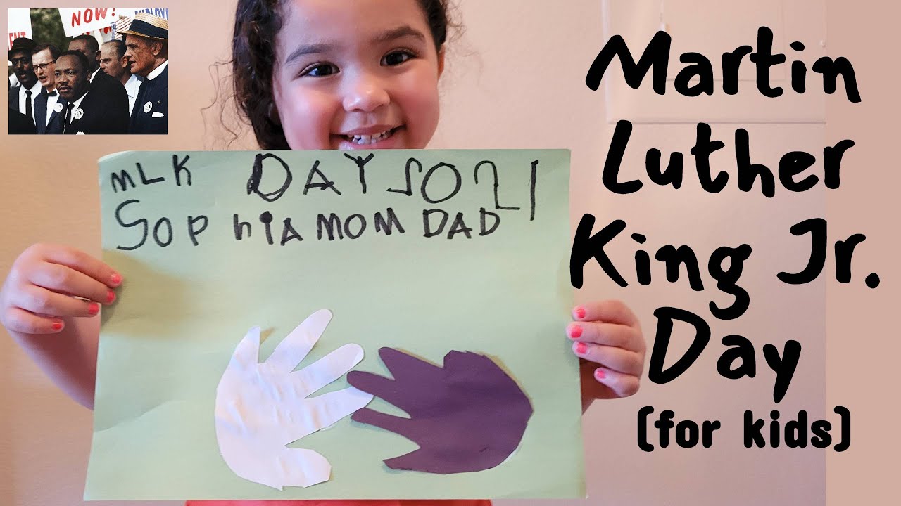 Martin Luther King Jr craft for preschoolers/ black history month - YouTube