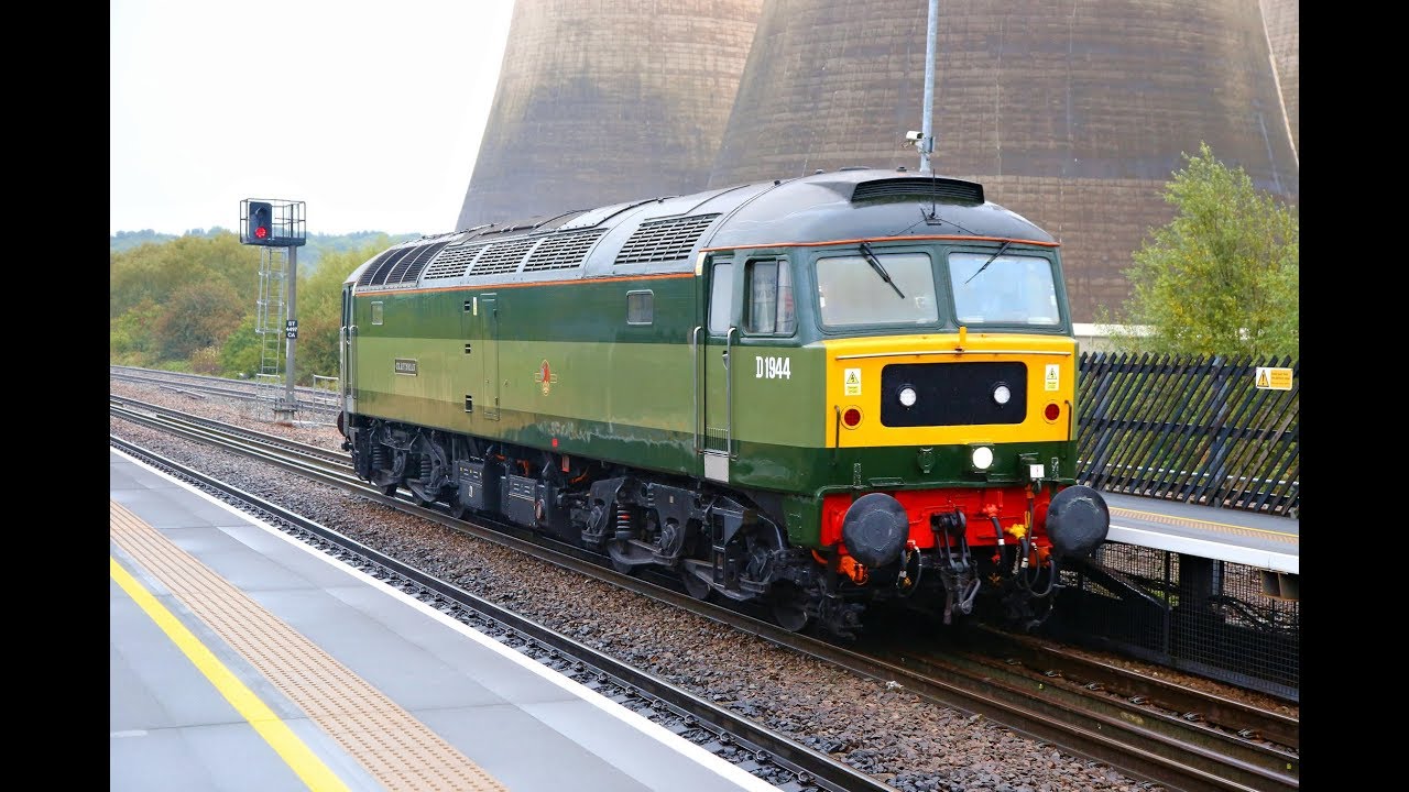 47501 (D1944) at East Midlands Parkway Light Engine 09/09/19 - YouTube