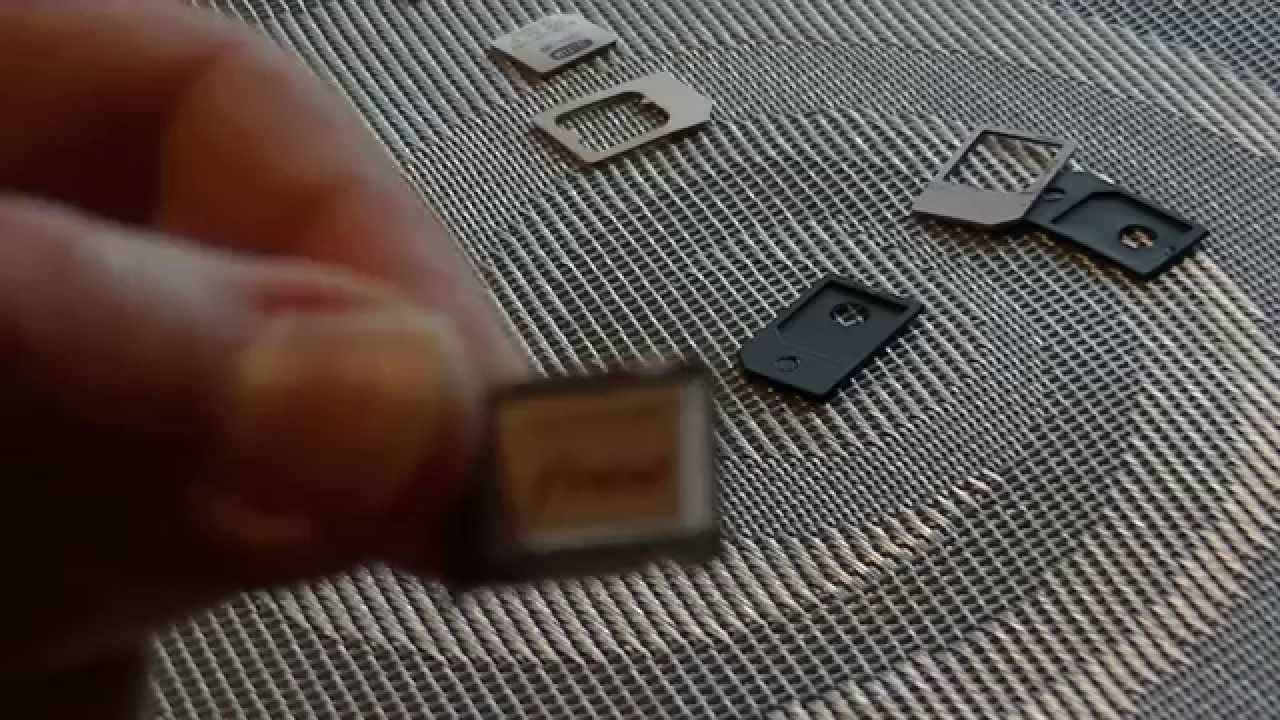 D.I.Y Nano Sim vers Micro Sim - A support Nano Sim vers Micro Sim - YouTube