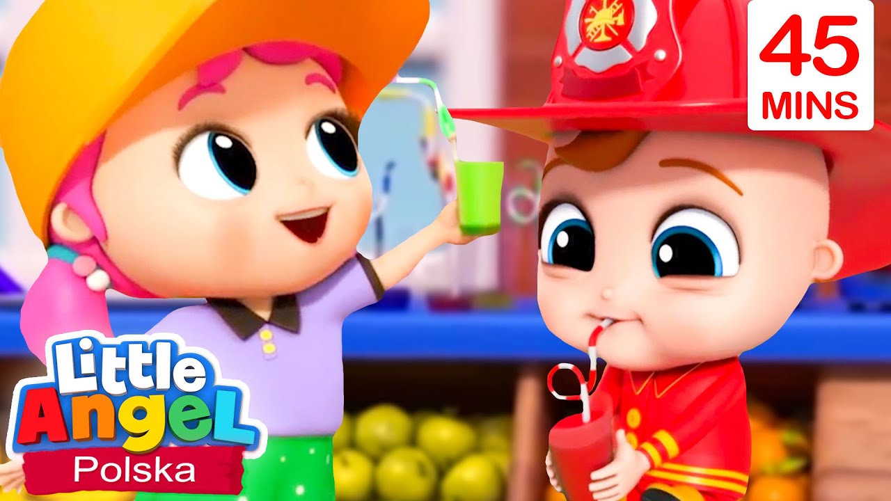 Pyszny soczek | Piosenki Dla Dzieci | Little Angel Po Polsku - YouTube