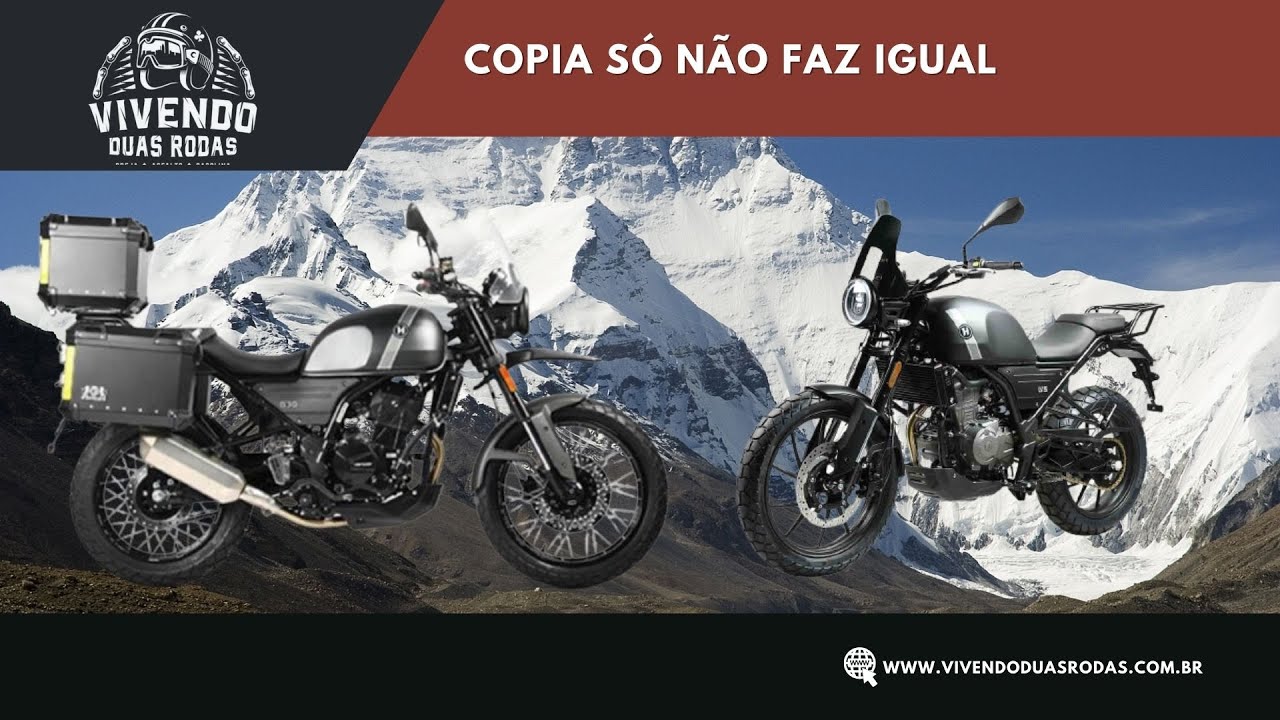 Os clones da Royal Enfield Himalayan: Hanway G15 e G30 - Copia, mas Não ...