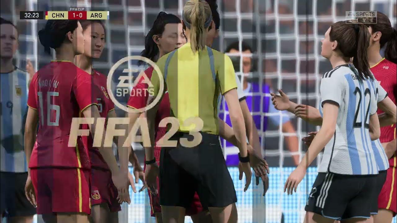 中国女足3-1阿根廷！三前锋各进一球，太精彩了【FIFA】 - YouTube