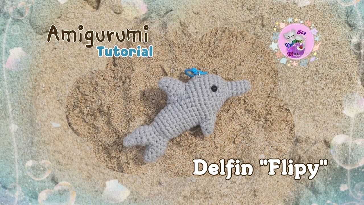 Delfin Amigurumi "Flipy" llaverito 🐬 tutorial pasó a paso - YouTube