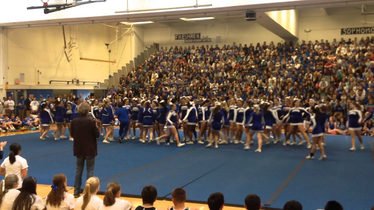 Shaker pep ralley 2014 cheerleaders - YouTube
