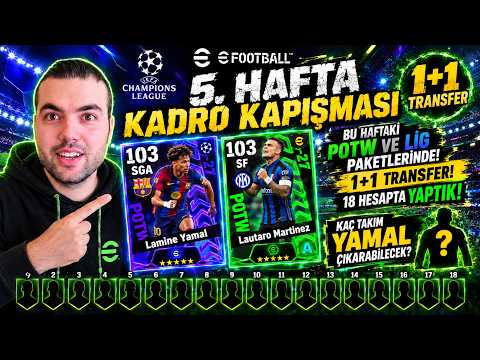 LİGİMİZİN YENİ TAKIMI ŞOV YAPTI🔥SÜPER LİG KADRO KAPIŞMASI 5. HAFTA POTW AÇILIMLAR eFootball 2027