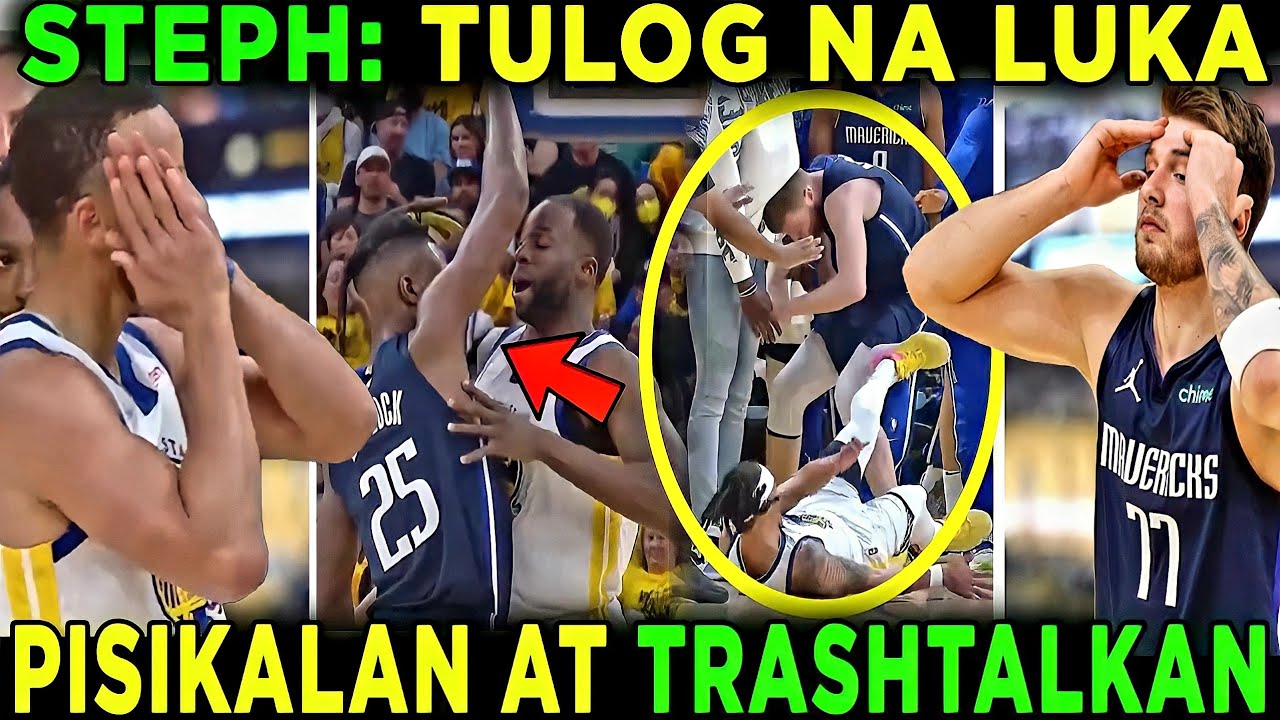 STEPHEN CURRY PINATULOG NG TULUYAN SI LUKA DONCIC | PISIKALAN AT ...