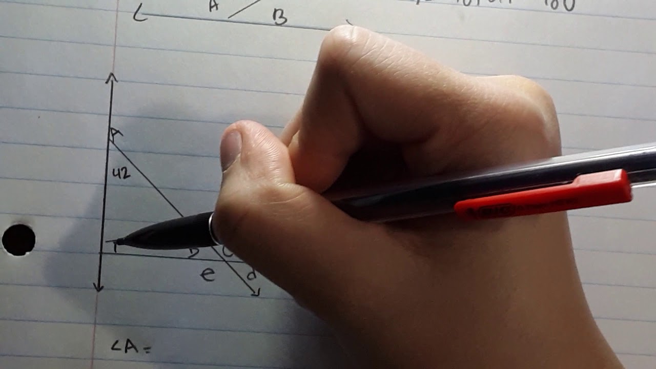 Singapore Math Grade 7 Geometry- Interior and Exterior Angles - YouTube