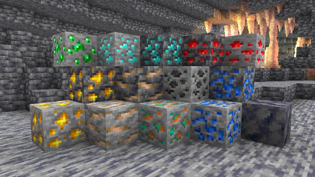 บล็อกใหม่ Deepslate และแร่ของหินใหม่! - Minecraft Update 1.17 [Snapshot ...