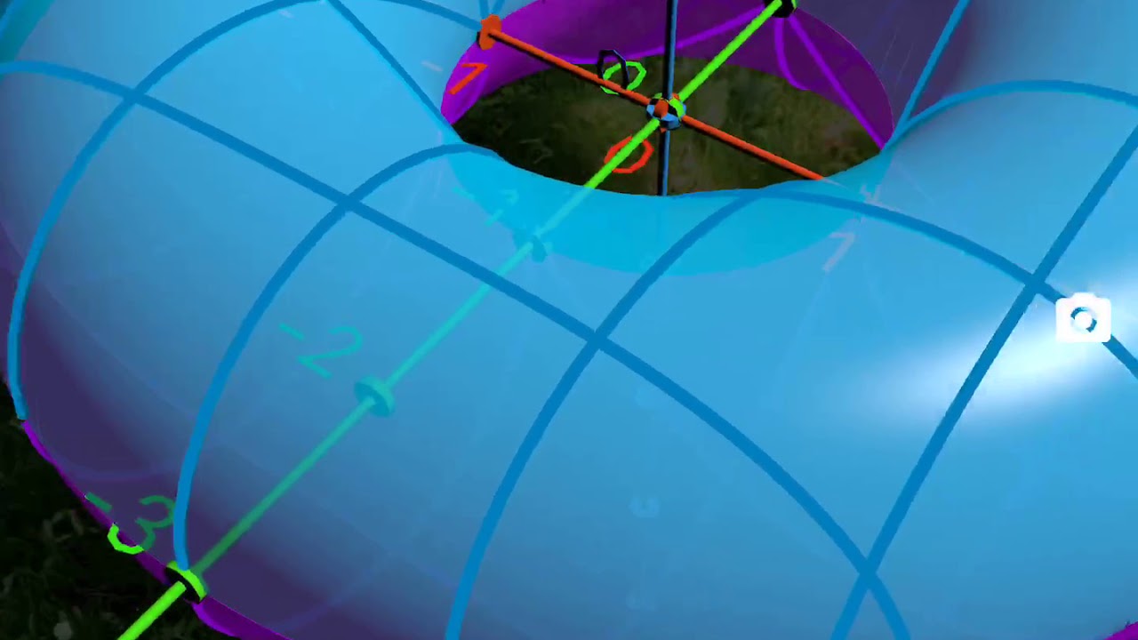 360-Degree Tour INSIDE a TORUS with GeoGebra Augmented Reality - YouTube