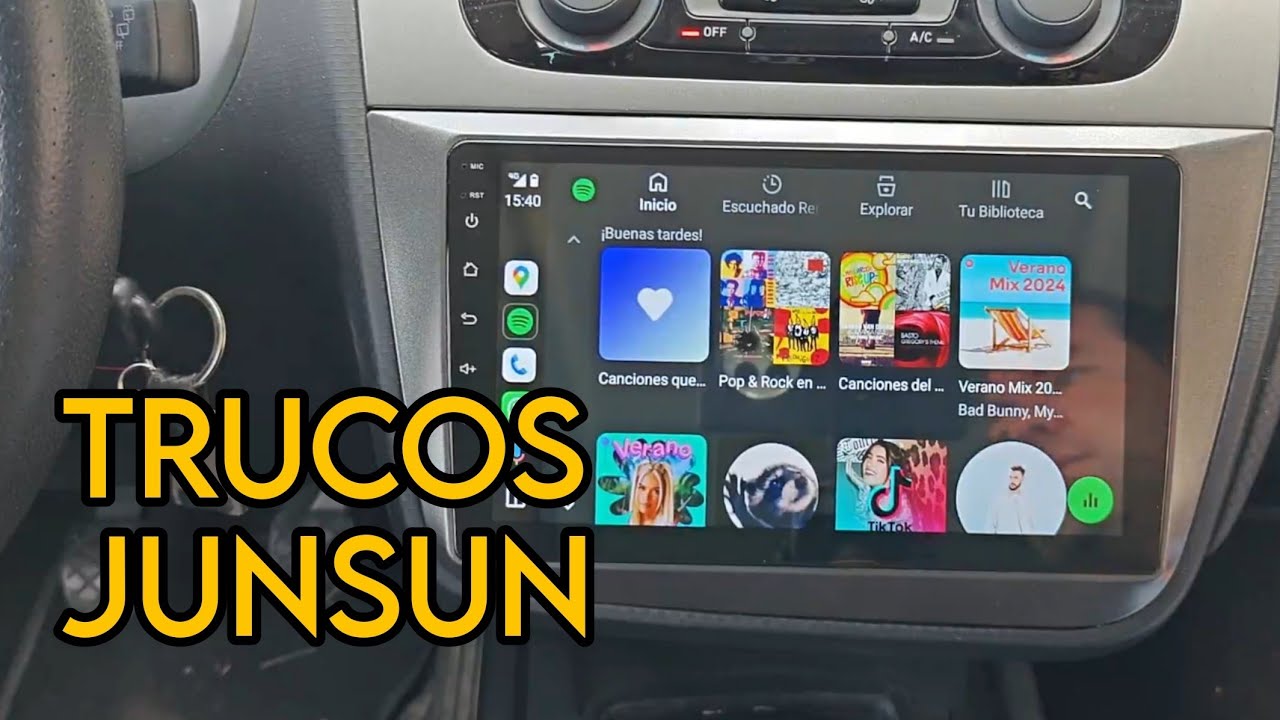 8 TRUCOS y tips JUNSUN V1 PLUS: Canbus, launcher Agama, Spotify - YouTube