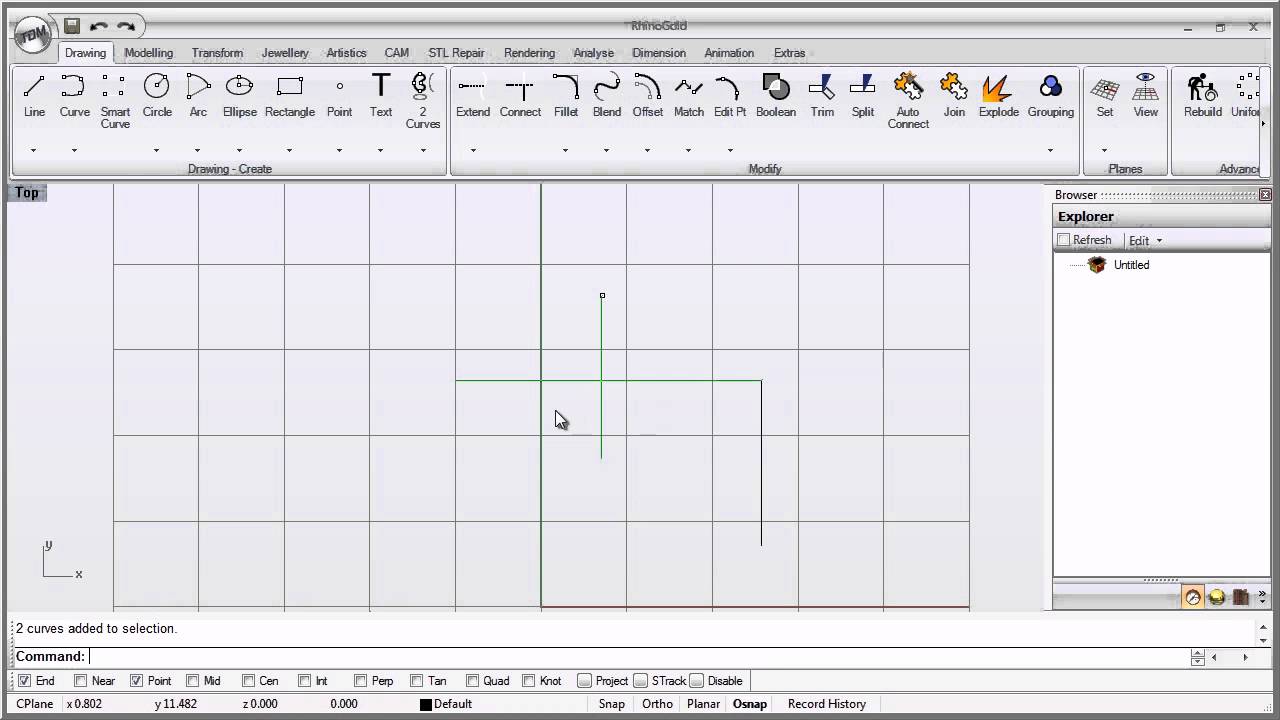 RhinoGold Training Level 1 - 5.7 Smart Track - YouTube