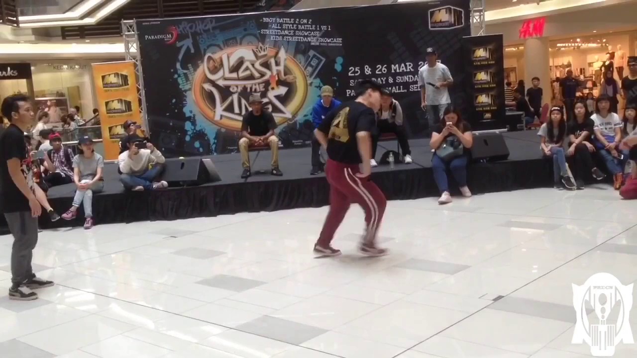 Clash of the king bboy 2on2 battle Bboy Bison - YouTube