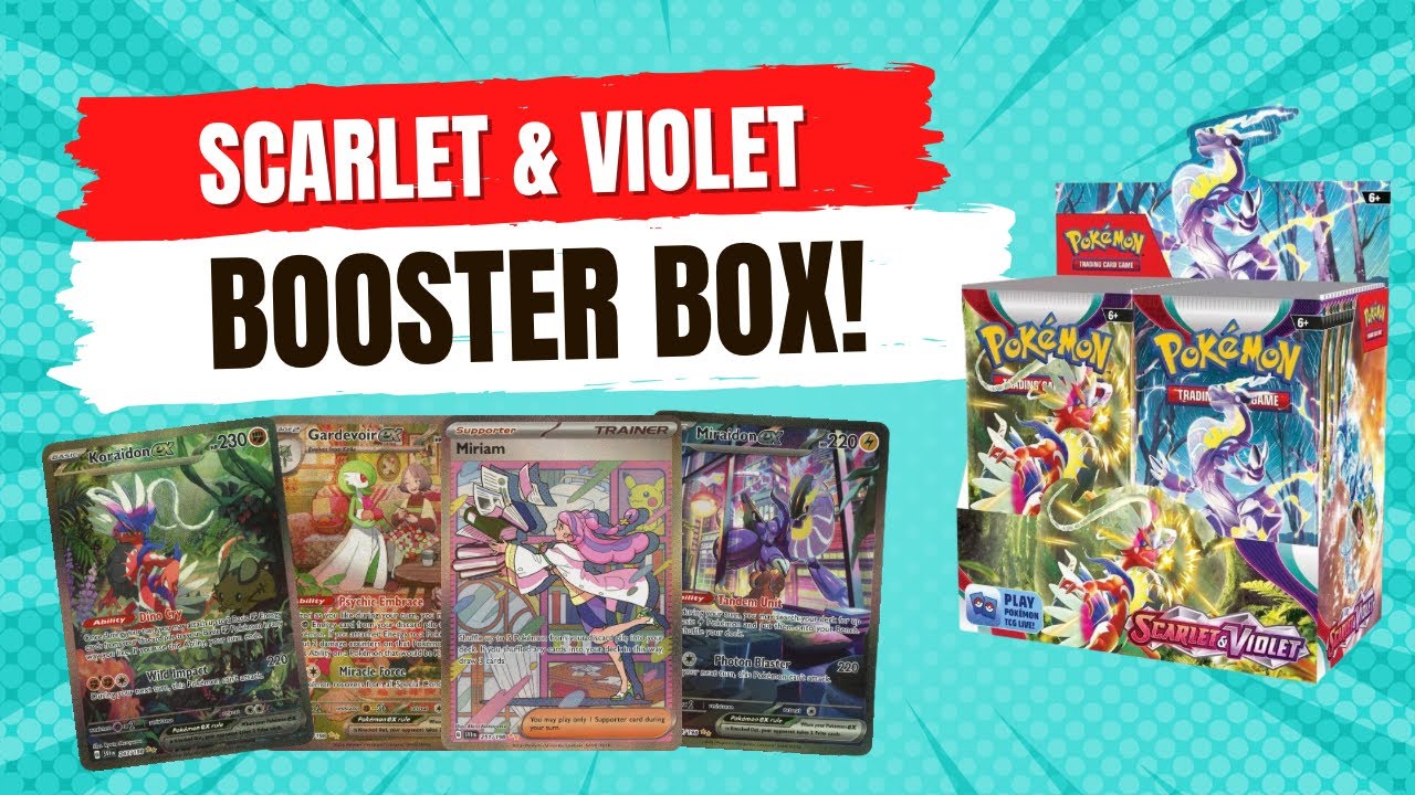 Let’s Open A Scarlet & Violet Booster Box - YouTube