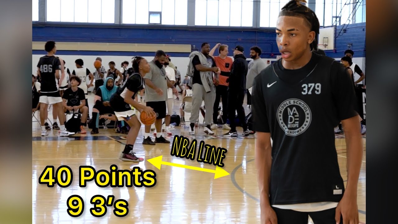 2027 G Jayden Johnson Goes OFF!! Drops 40 Points at MadeHoops Camp ...