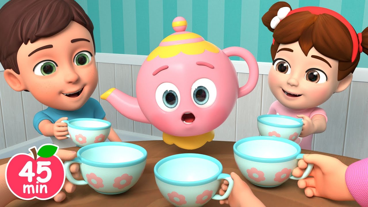 Teapot Song | I'm a Little Teapot and MORE Educational Nursery Rhymes ...