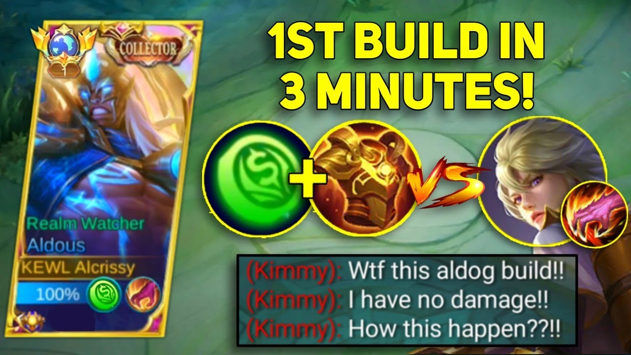 ALDOUS NEW COUNTER BUILD RADIANT ARMOR AGAINST JUNGLE KIMMY! ALDOUS ...