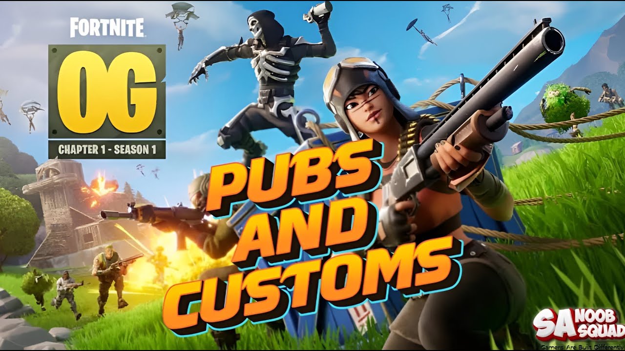 🔴Fortnite Hunters!-Fortnite OG Pubs AND Customs ! - YouTube