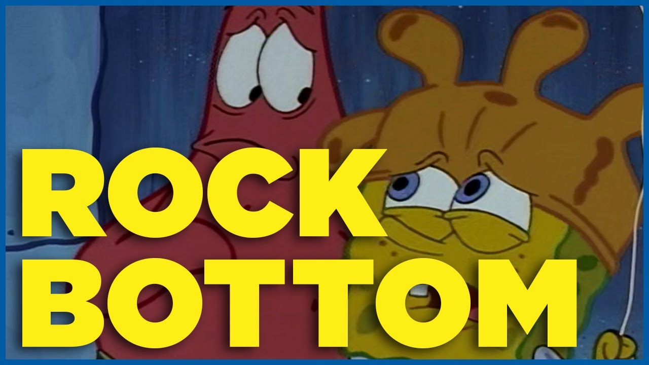 Rock Bottom Spongebob Gif