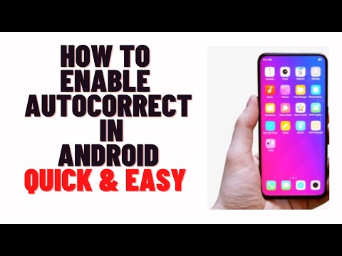 How To Restore Autocorrect On Android