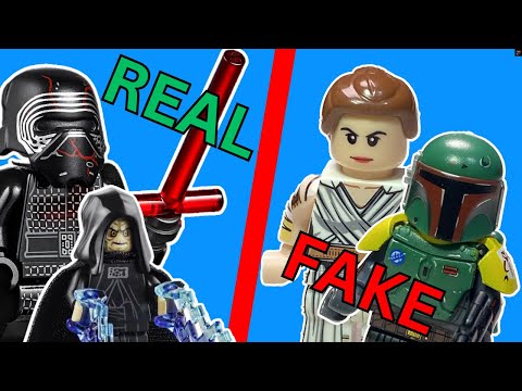 REAL VS FAKE LEGO Star Wars Minifigures... - YouTube