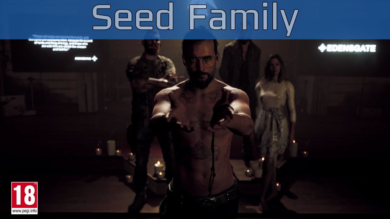 Far Cry 5 - Jacob Seed, John Seed, Faith Seed, Joseph Seed Spotlight ...