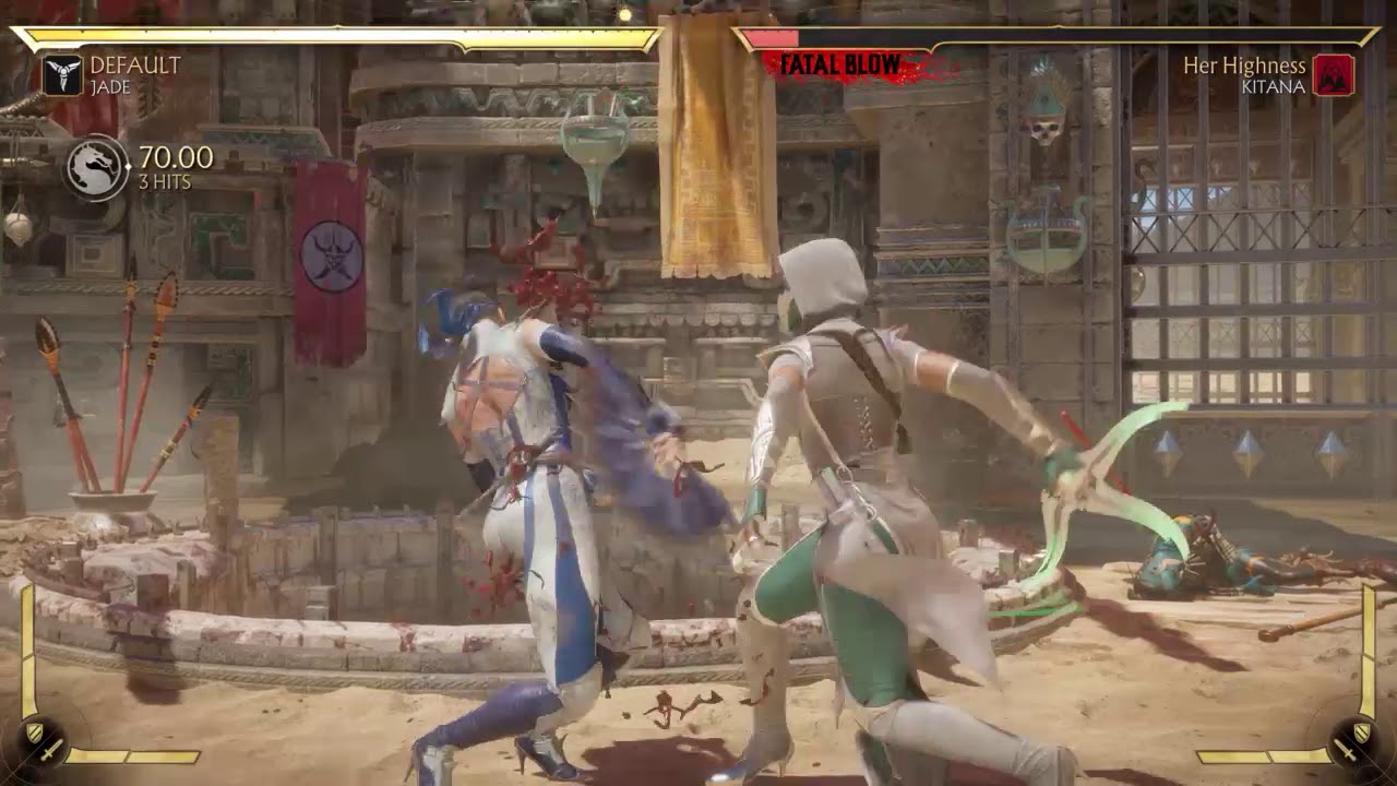 Jade X-ray Fatalities Brutalities on Kitana MK11 Ryona - YouTube
