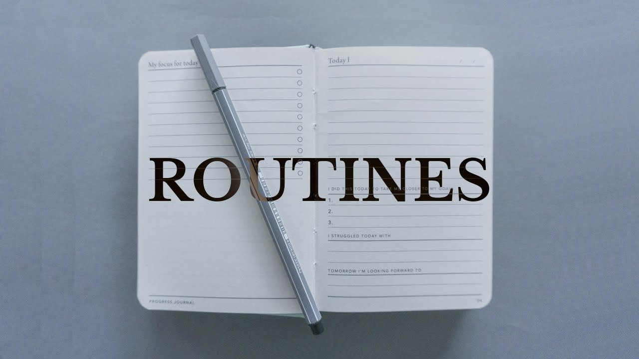 routines matter more than you think // The Calm Curator - YouTube