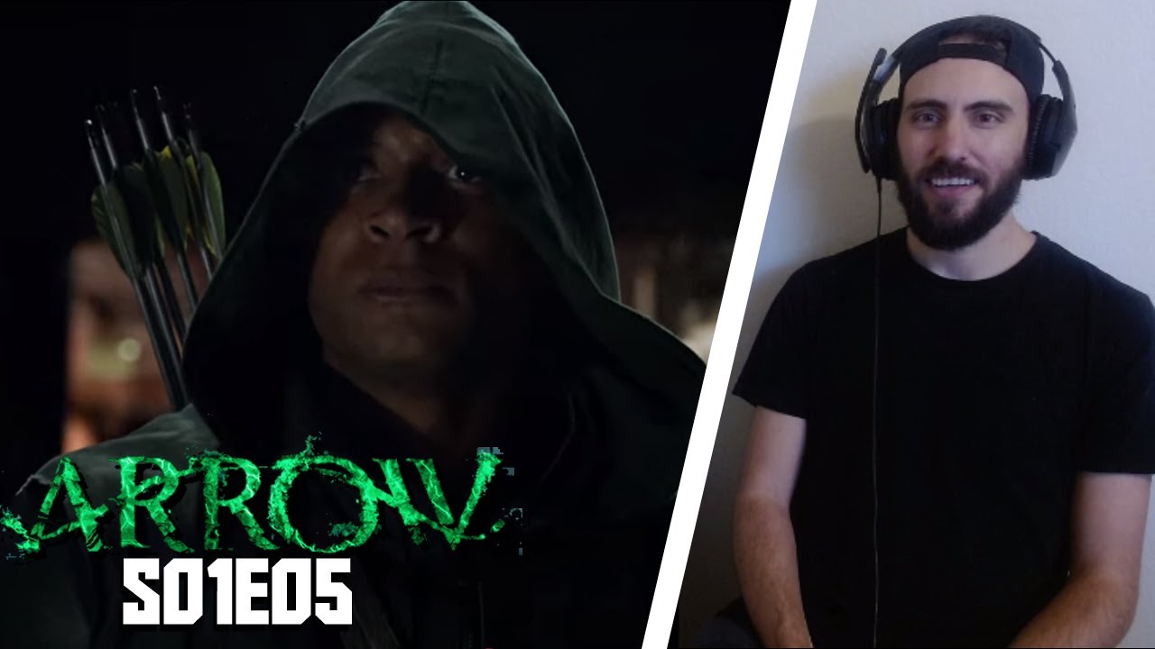 Arrow S01E05 Damaged REACTION - YouTube