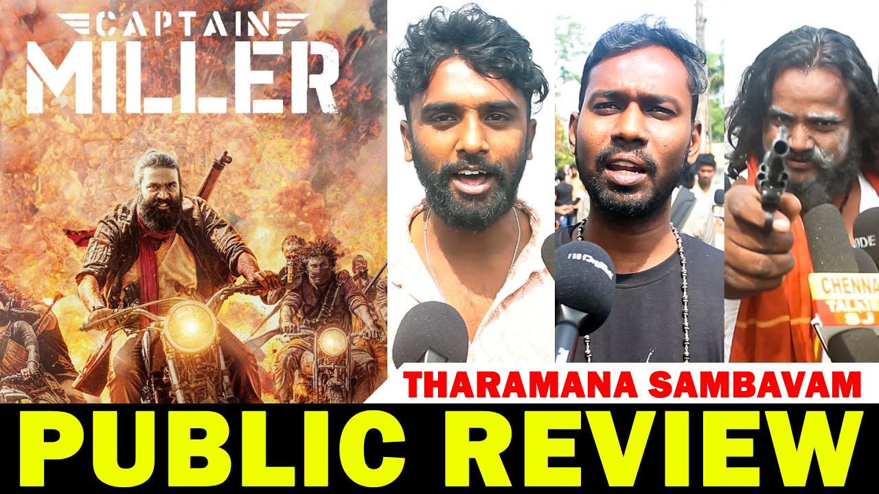 CAPTAIN MILLER Movie Review | Dhanush | Shivarajkumar, Sundeep Kishan ...