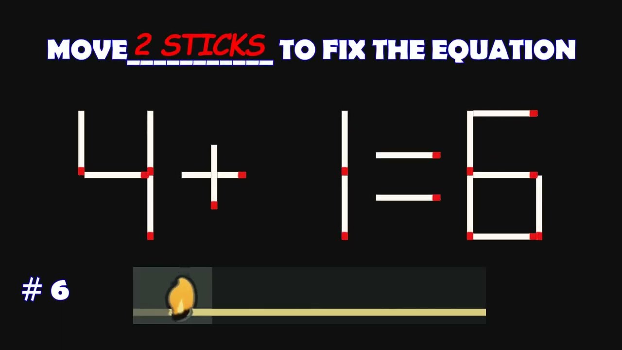 Logic Puzzles with Matchsticks-19 | Matchstick Logic Puzzles ...