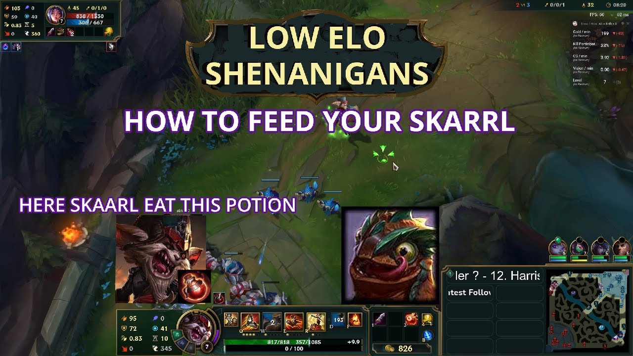 LOW ELO SHENANIGANS: How To Feed Your Skaarl - YouTube