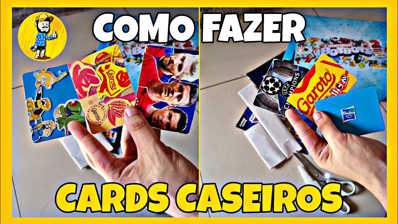 FAZENDO CARDS CASEIROS - YouTube