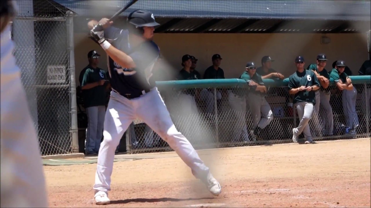 Brandon Lewis, Pierce College Sophomore INF (summer baseball) - YouTube
