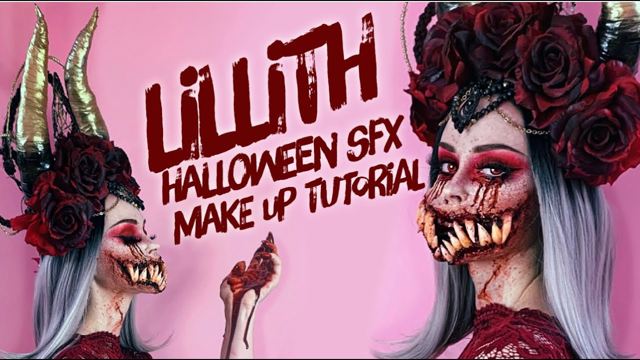 LILLITH- Mother of Hell- Halloween SFX makeup tutorial - YouTube